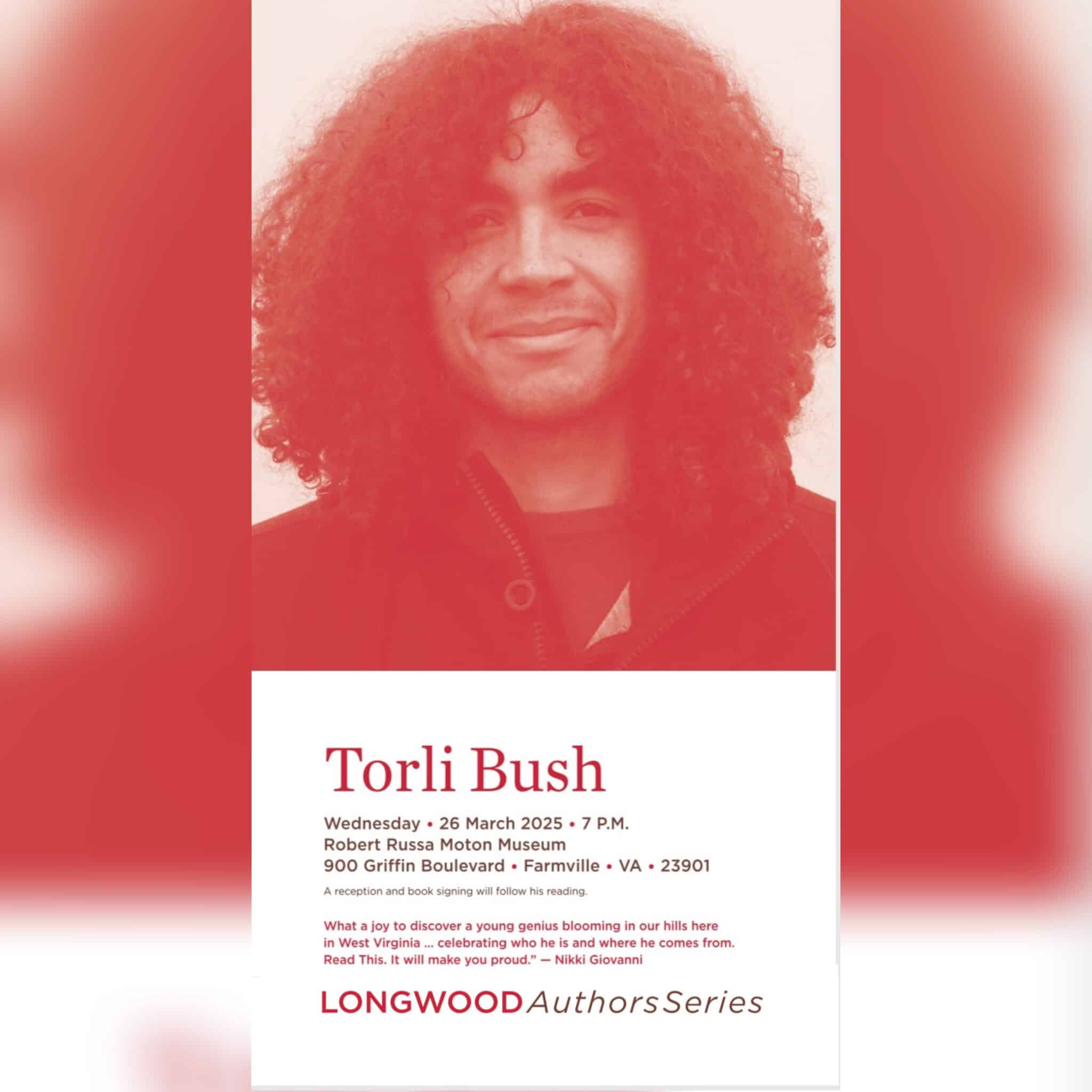 Longwood Authors Series: An Evening with Torli Bush - Moton Museum